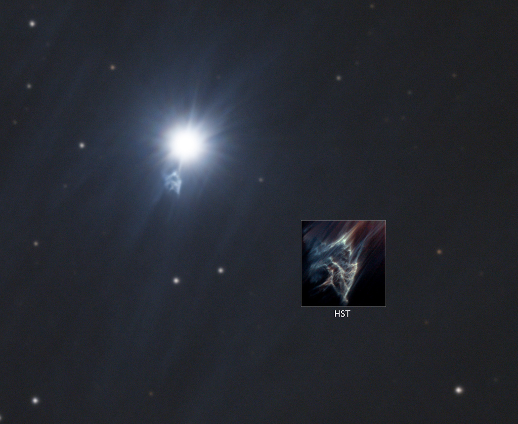 detailed close-up of IC 349 Barnard's Merope Nebula - lucky imaging ...